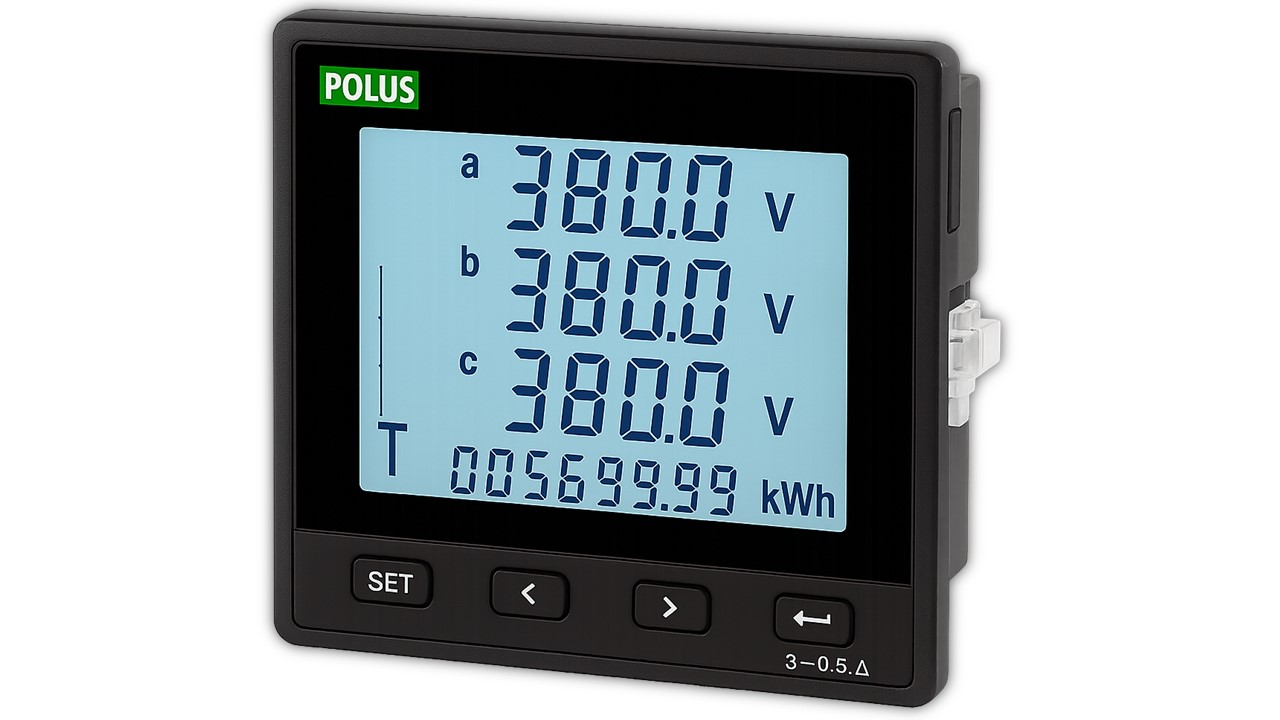 Multimedidor Digital Trifásico PL-M3 LCD – Medição de Tensão, Corrente ...